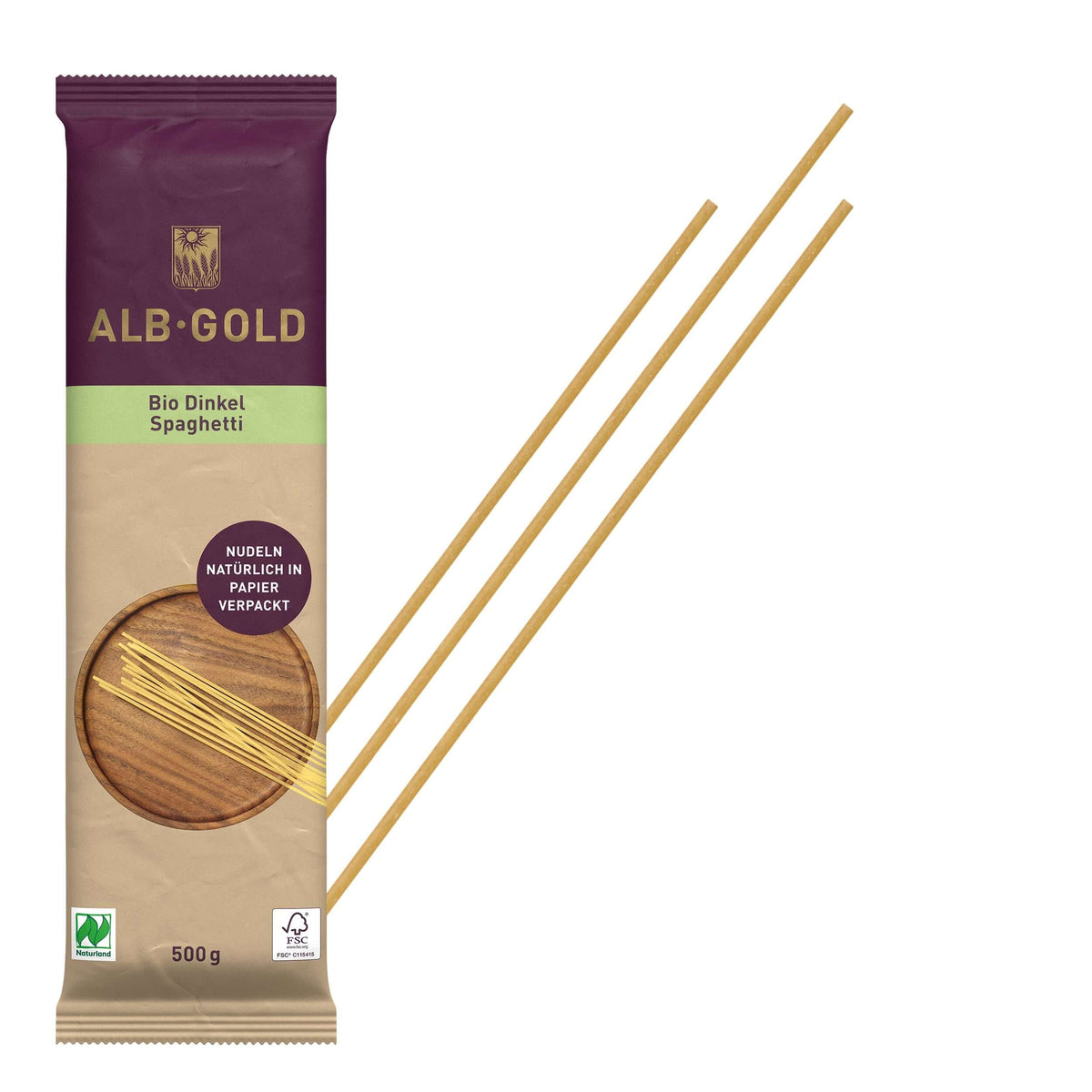 Alb Gold Organic Spelt Spaghetti 500g | Same Day Grocery Delivery - Lambeth
