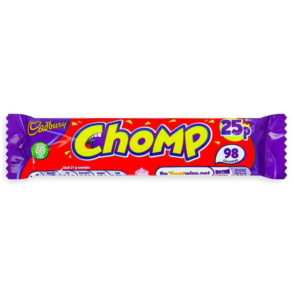 Cadbury Chomp Chocolate Bar 21g | Same Day Grocery Delivery - Lambeth