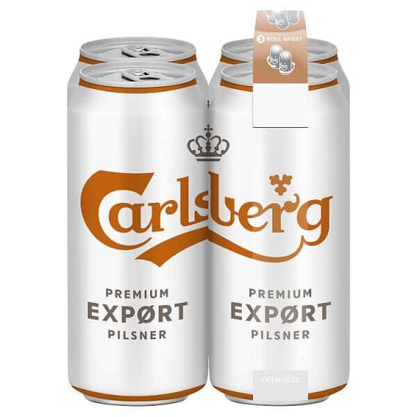 Carlsberg Export Lager Beer 4 x 500ml | Same Day Grocery Delivery - Lambeth