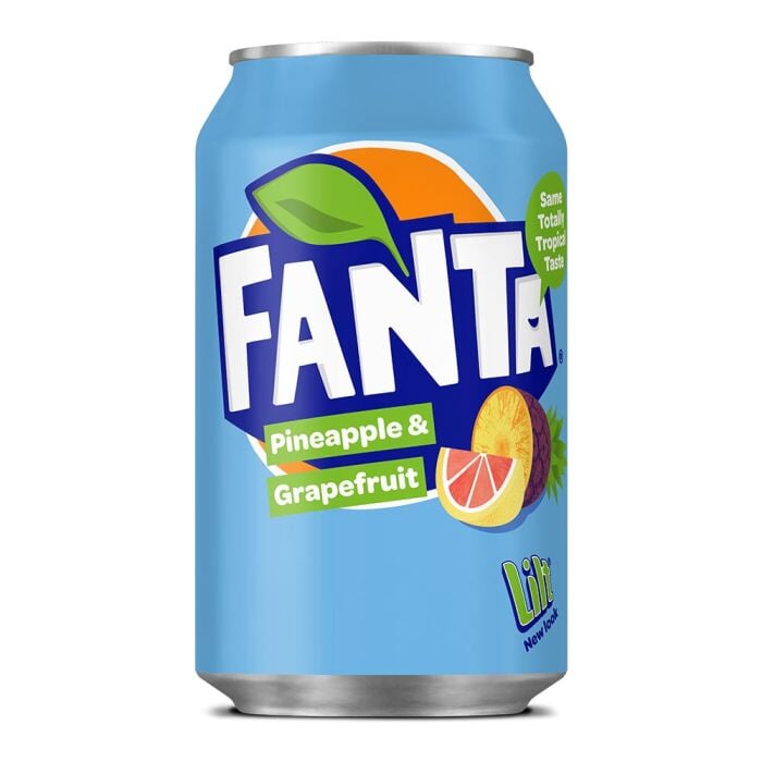 Fanta Pineapple & Grapefruit 330ml | Same Day Grocery Delivery - Lambeth