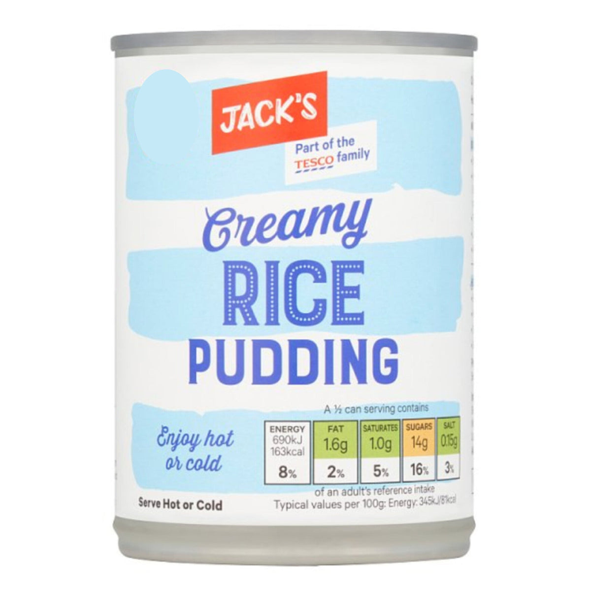 Jack's Creamy Rice Pudding 400g | Same Day Grocery Delivery - Lambeth