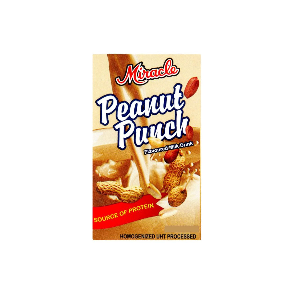 Miracle Peanut Punch Flavoured Milk Drink 250ml | Same Day Grocery ...