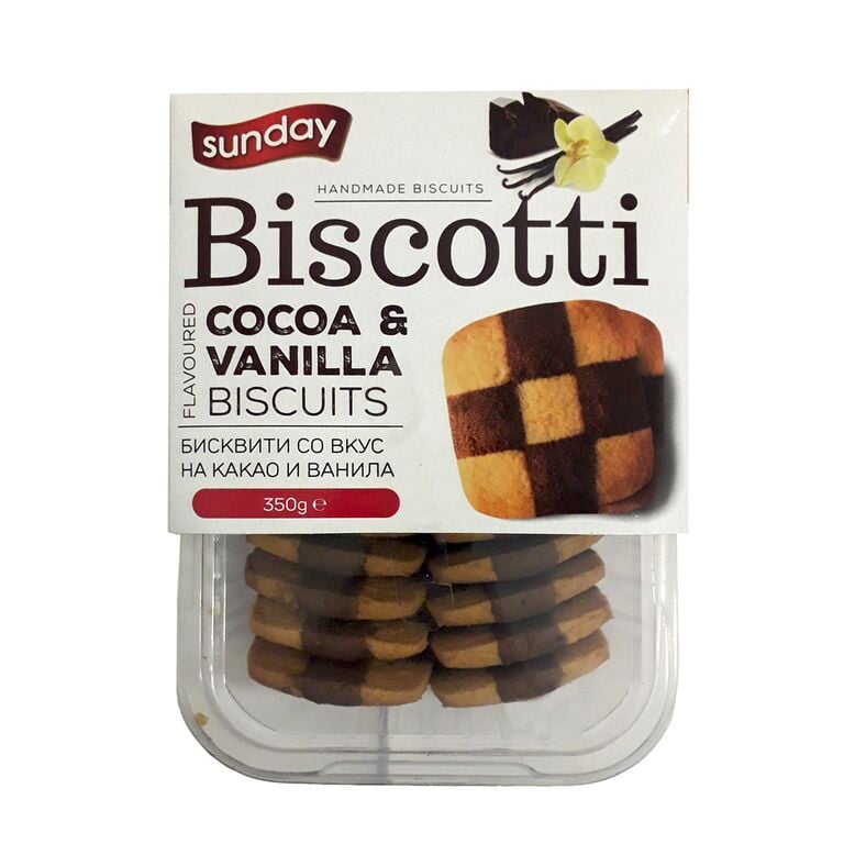 Sunday Biscuits with Cocoa and Vanilla Flavor 350g | Same Day Grocery ...