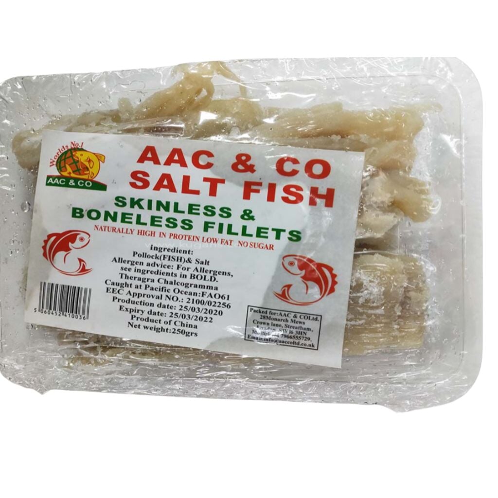AAC & Co Salt Fish 250g (2 pack) | Same Day Grocery Delivery - Lambeth